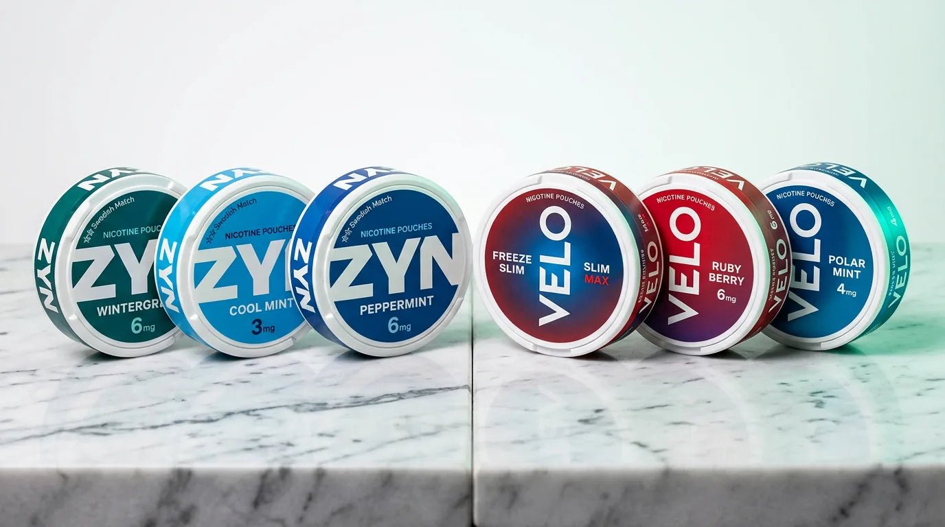 ZYN vs VELO Nicotine Pouches 2026: Full Comparison